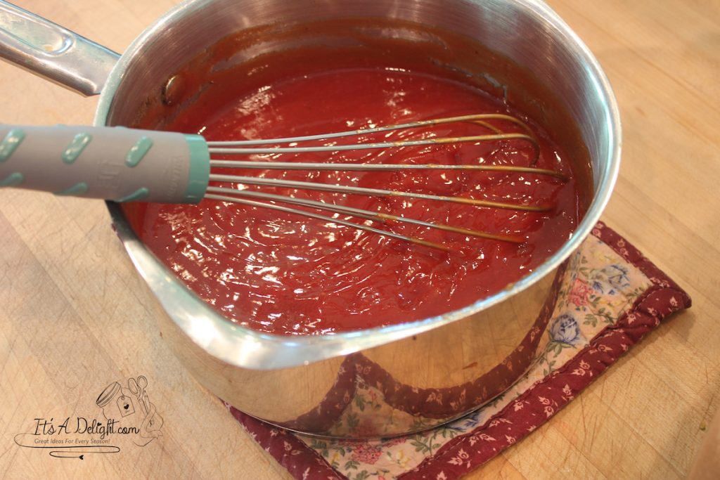 Homemade Tangy BBQ Sauce - It's A Delight