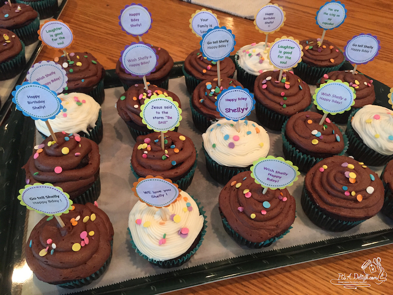 Chocolate Confetti Cupcakes