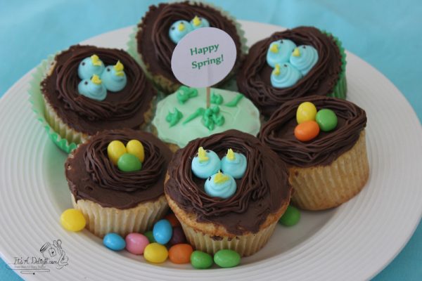Make these super cute Spring Cupcakes! - It's A Delight