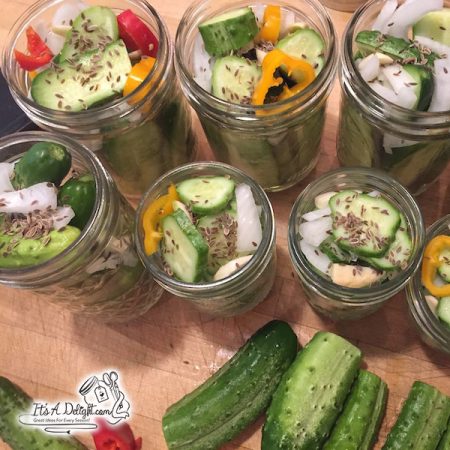 Easy to make Crunchy-Dilly-Sun Pickles ! - It's A Delight