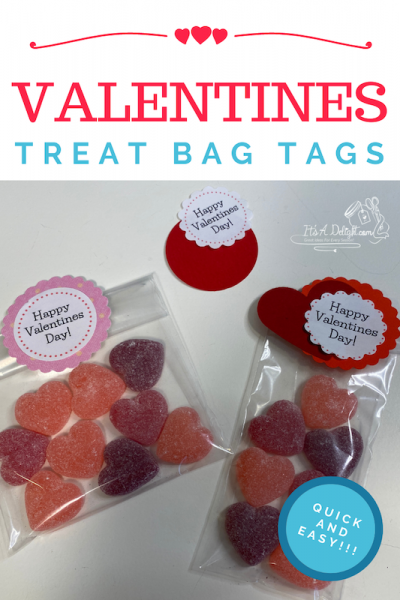 Just in time for Valentines - Treat bag Tags! - It's A Delight